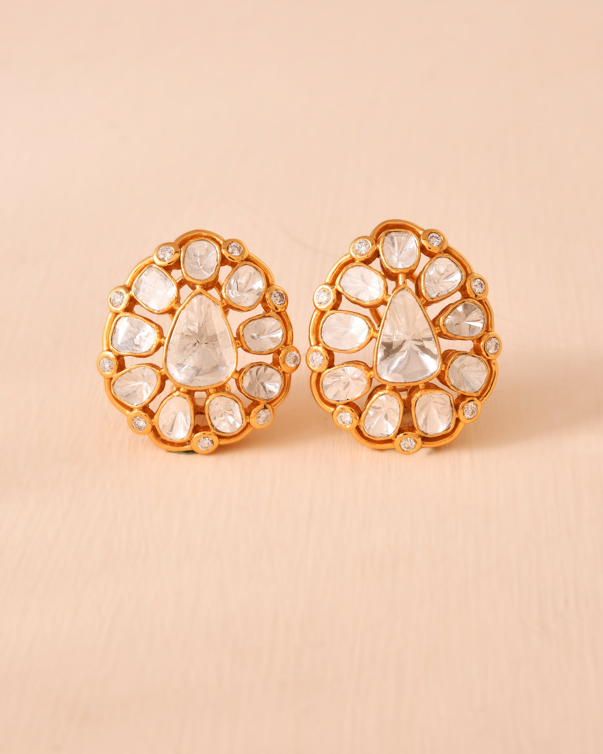 Heritage Polki Earings