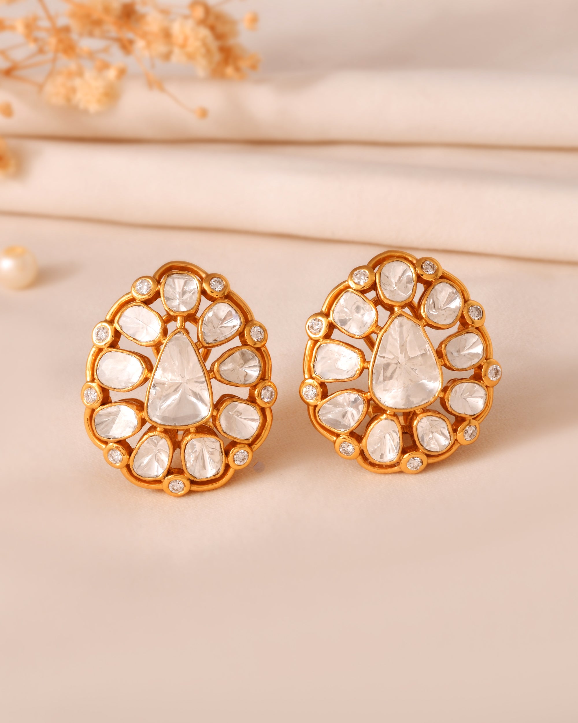 Heritage Polki Earings